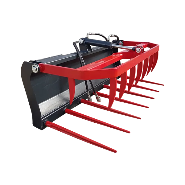 Manure fork with grapple mini - Agricultural, Construction Equipment ...