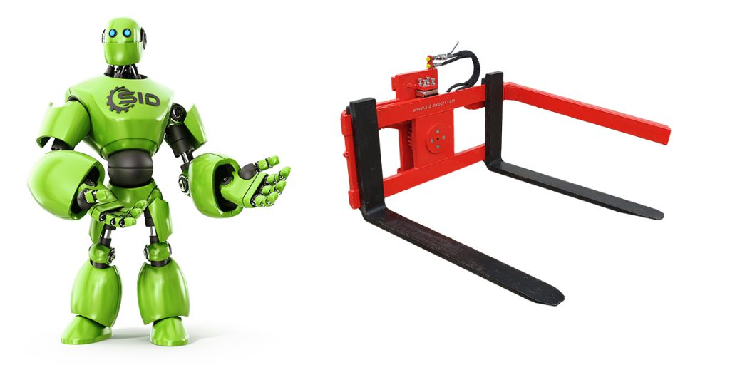 Hydraulic rotator for forklift - Agricultural, Construction Equipment ...